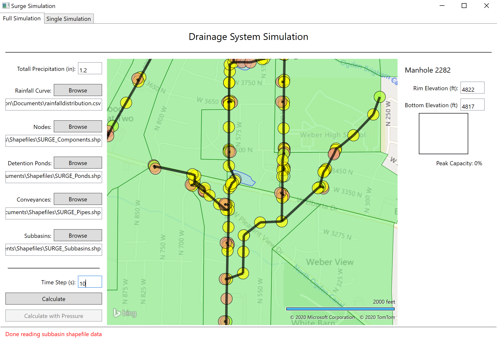 Surge Stormwater Simulator